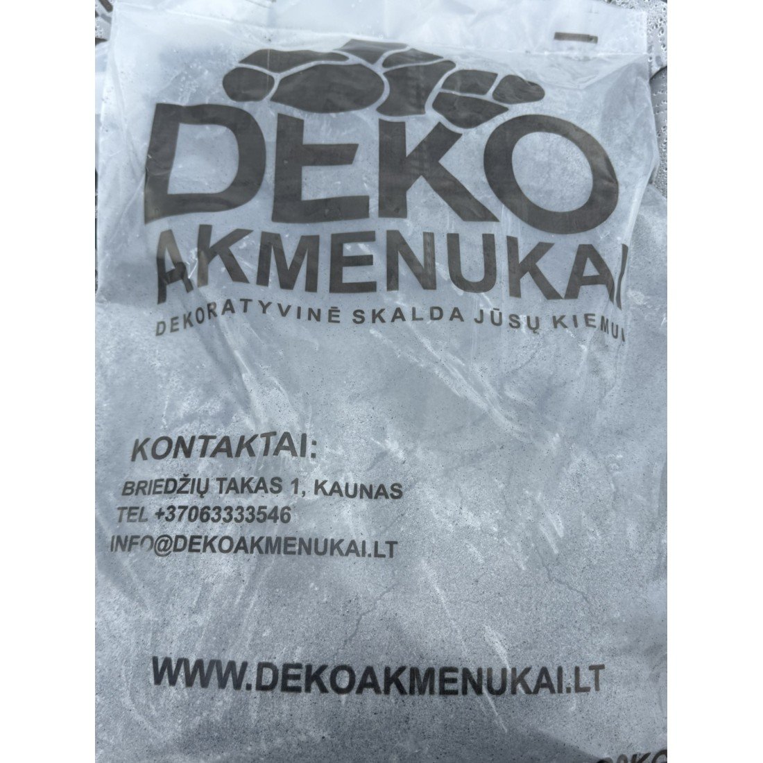 Užpildas trinkelėms – Granito atsijos 0/2 mm 20 kg | DekoAkmenukai.lt